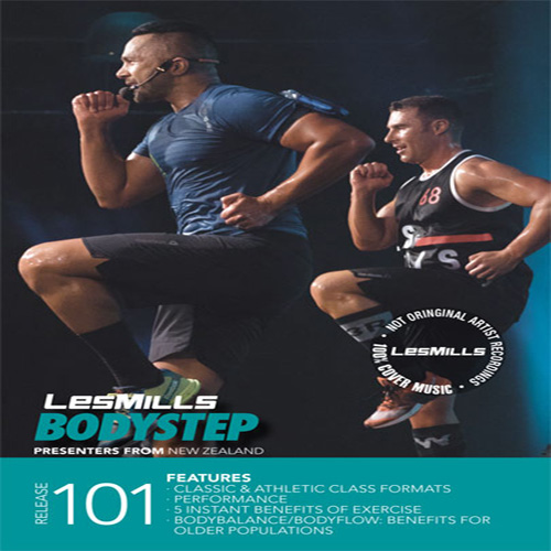 Les Mills BODY STEP 101 DVD, CD, Notes BODYSTEP|0BS101D-C|BODY STEP™